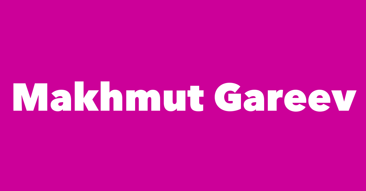 Makhmut Gareev - Spouse, Children, Birthday & More