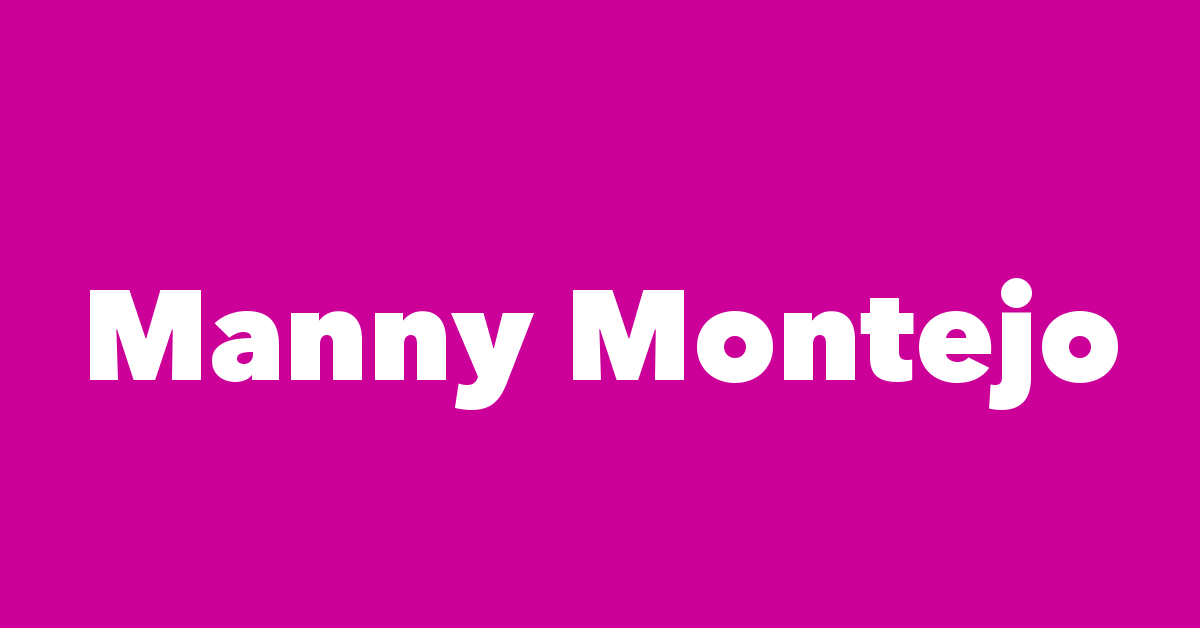 Manny Montejo - Spouse, Children, Birthday & More