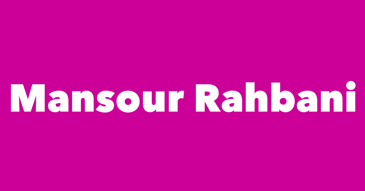 Mansour Rahbani - Spouse, Children, Birthday & More