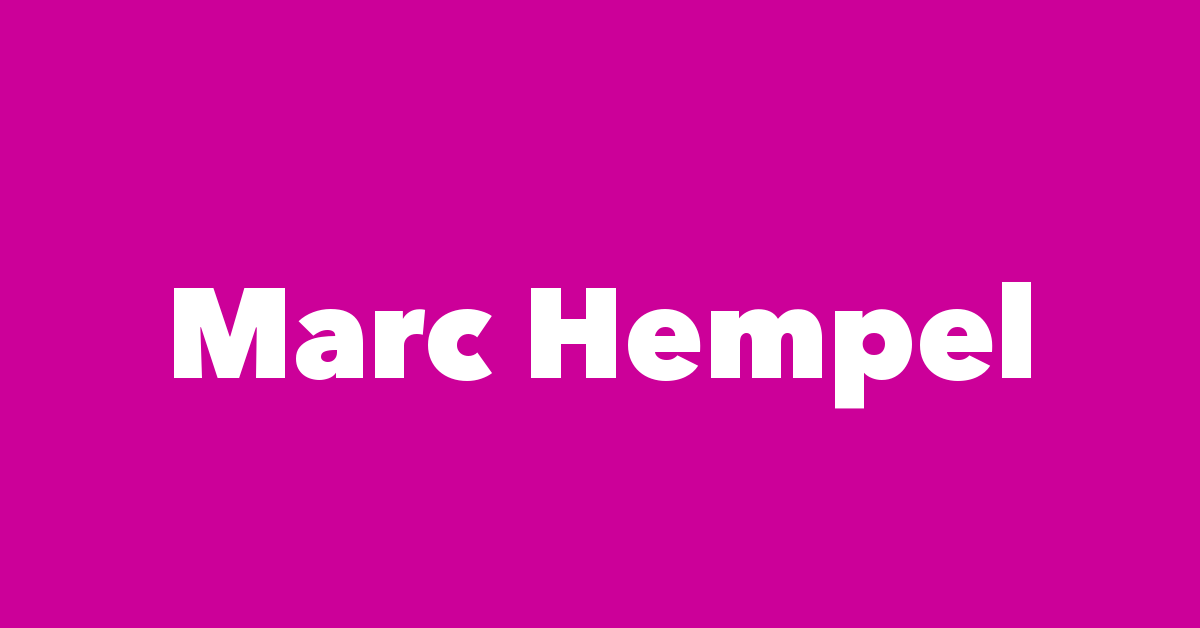 Marc Hempel - Spouse, Children, Birthday & More