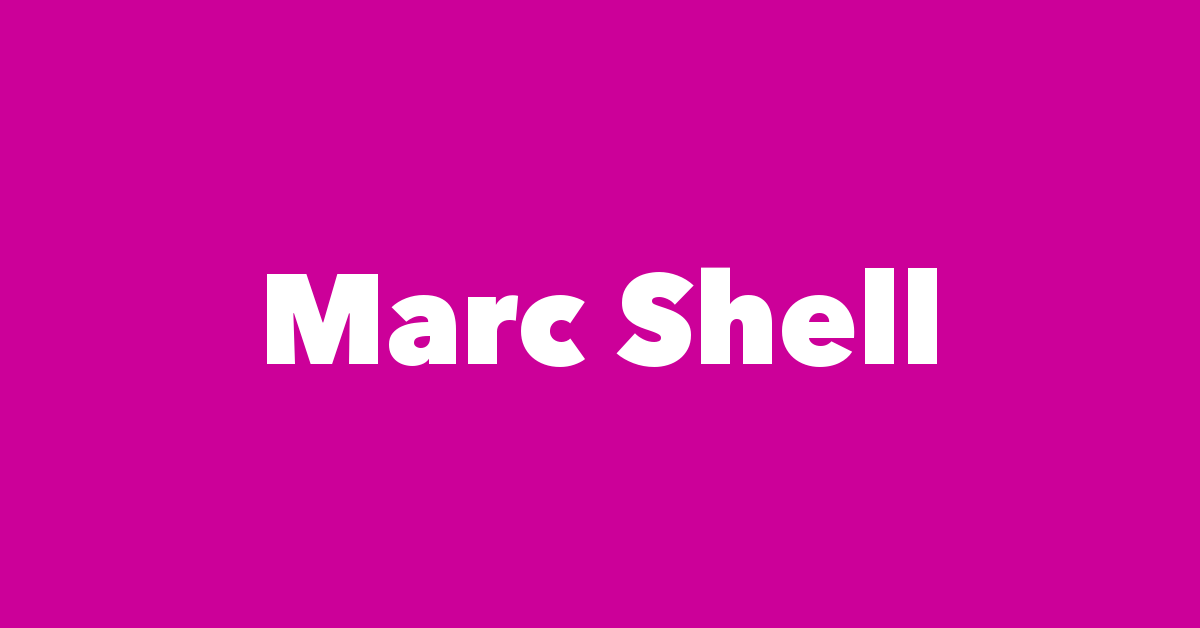 Marc Shell - Spouse, Children, Birthday & More
