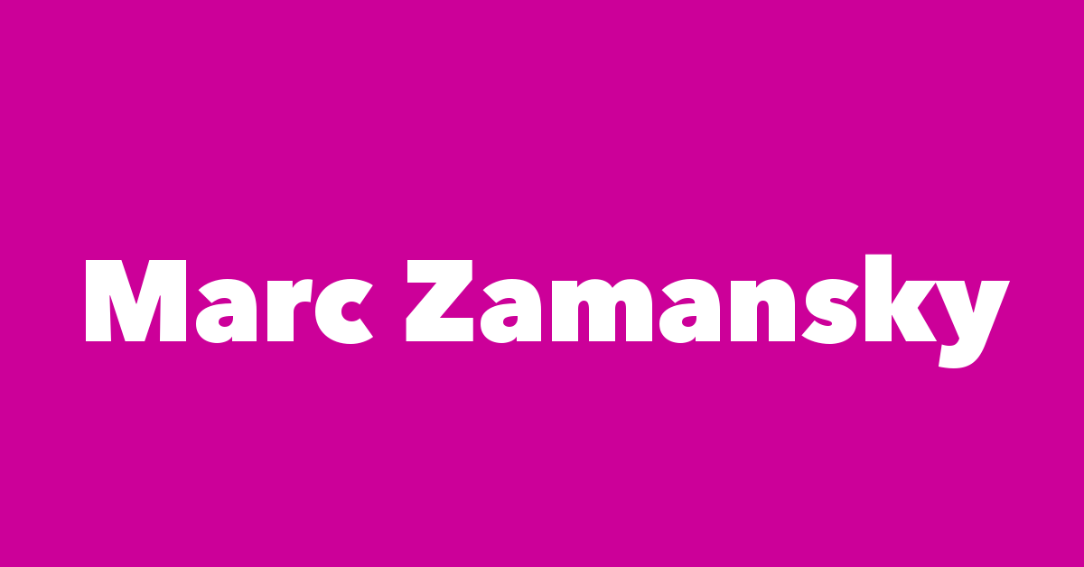 Marc Zamansky - Spouse, Children, Birthday & More