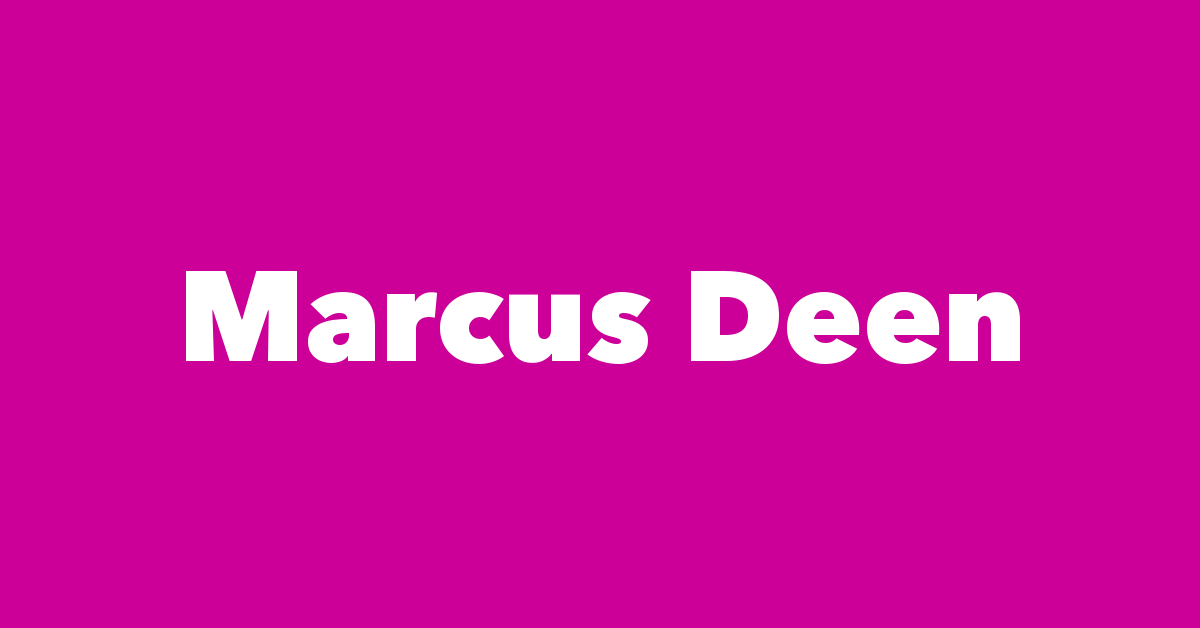 Marcus Deen - Spouse, Children, Birthday & More
