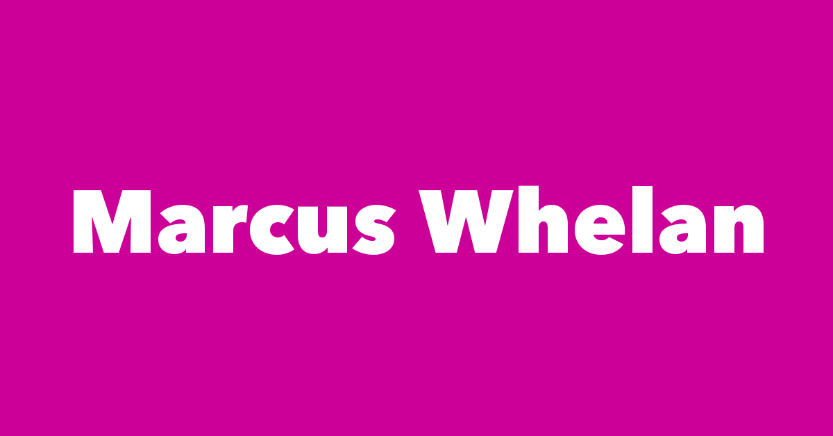 Marcus Whelan - Spouse, Children, Birthday & More