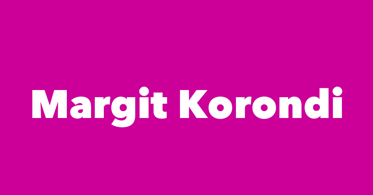 Margit Korondi - Spouse, Children, Birthday & More