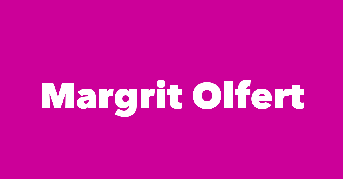 Margrit Olfert - Spouse, Children, Birthday & More