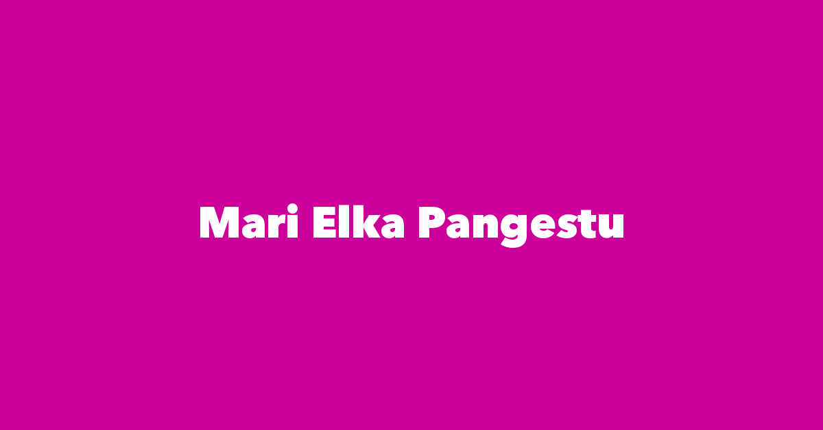 Mari Elka Pangestu - Spouse, Children, Birthday & More