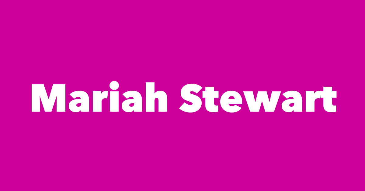 Mariah Stewart - Spouse, Children, Birthday & More