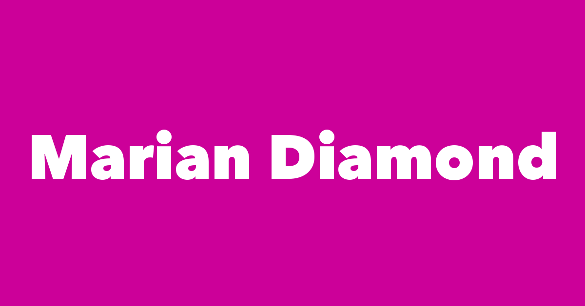 Marian Diamond - Spouse, Children, Birthday & More