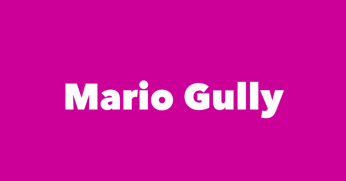 Mario Gully - Spouse, Children, Birthday & More