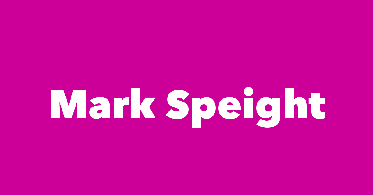 Mark Speight - Spouse, Children, Birthday & More