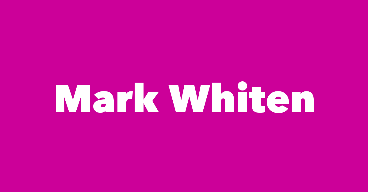 Mark Whiten - Spouse, Children, Birthday & More