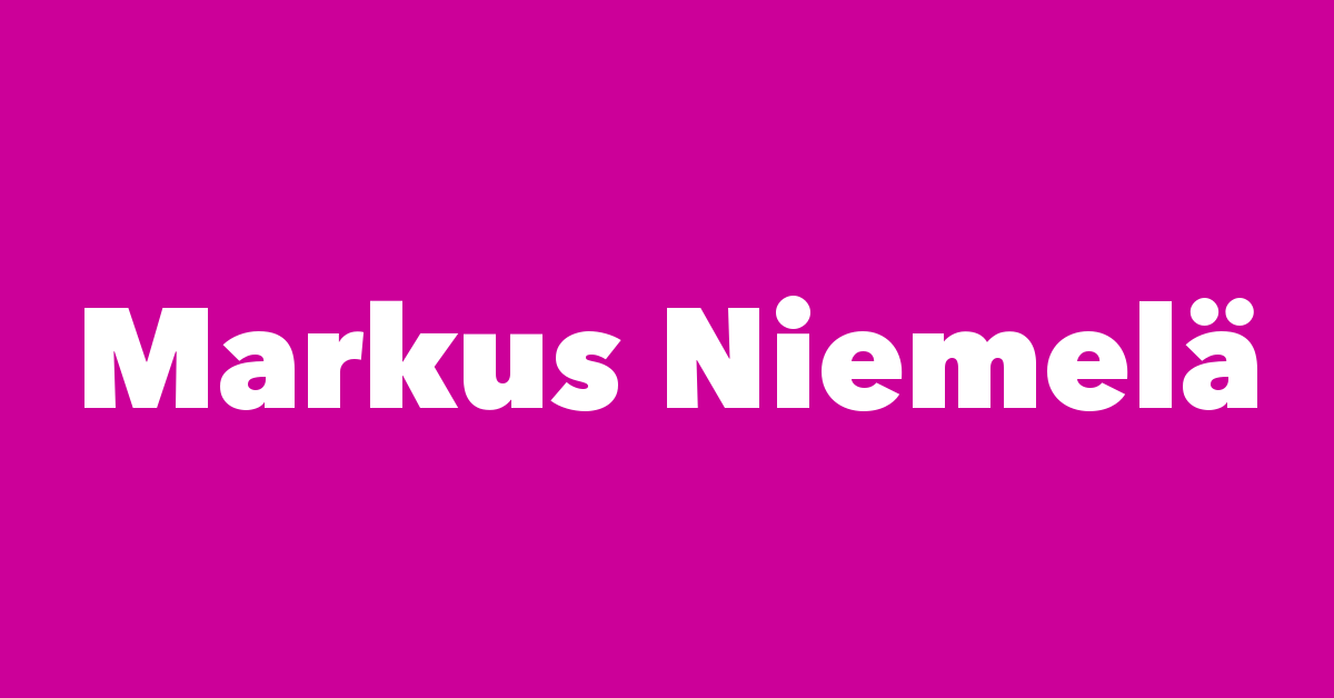 Markus Niemelä - Spouse, Children, Birthday & More