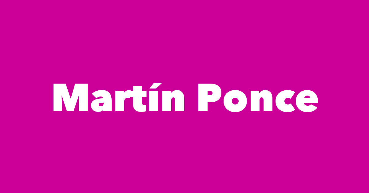 Martín Ponce - Spouse, Children, Birthday & More