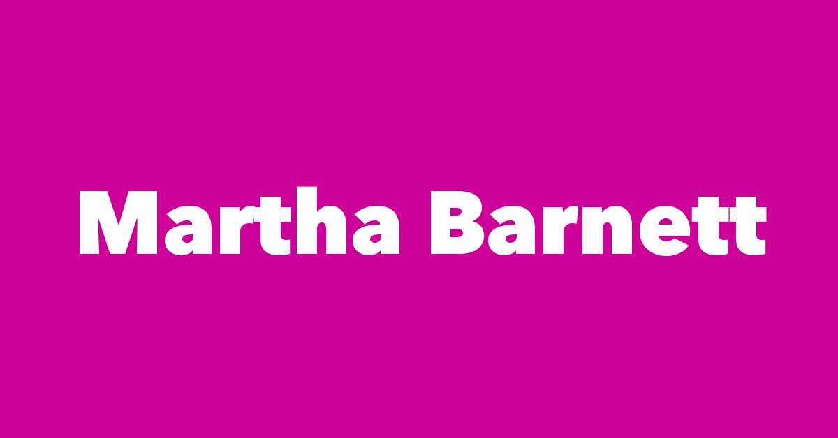 Martha Barnett - Spouse, Children, Birthday & More