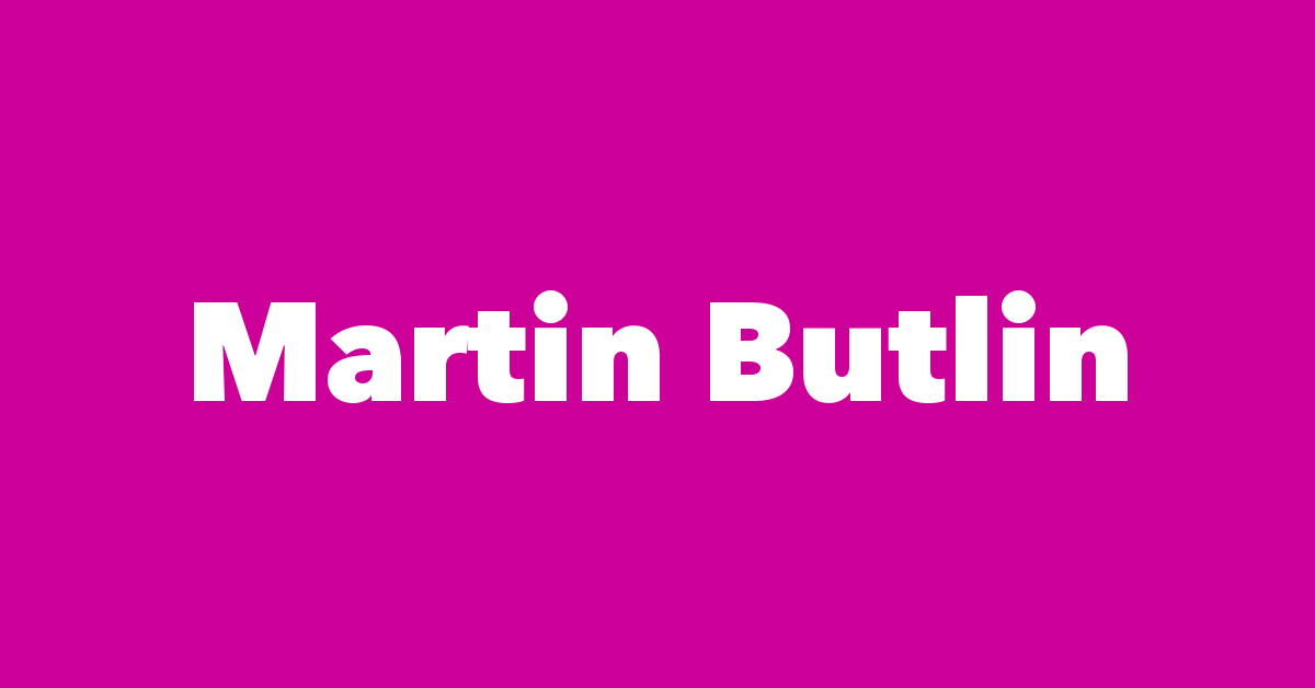 Martin Butlin - Spouse, Children, Birthday & More