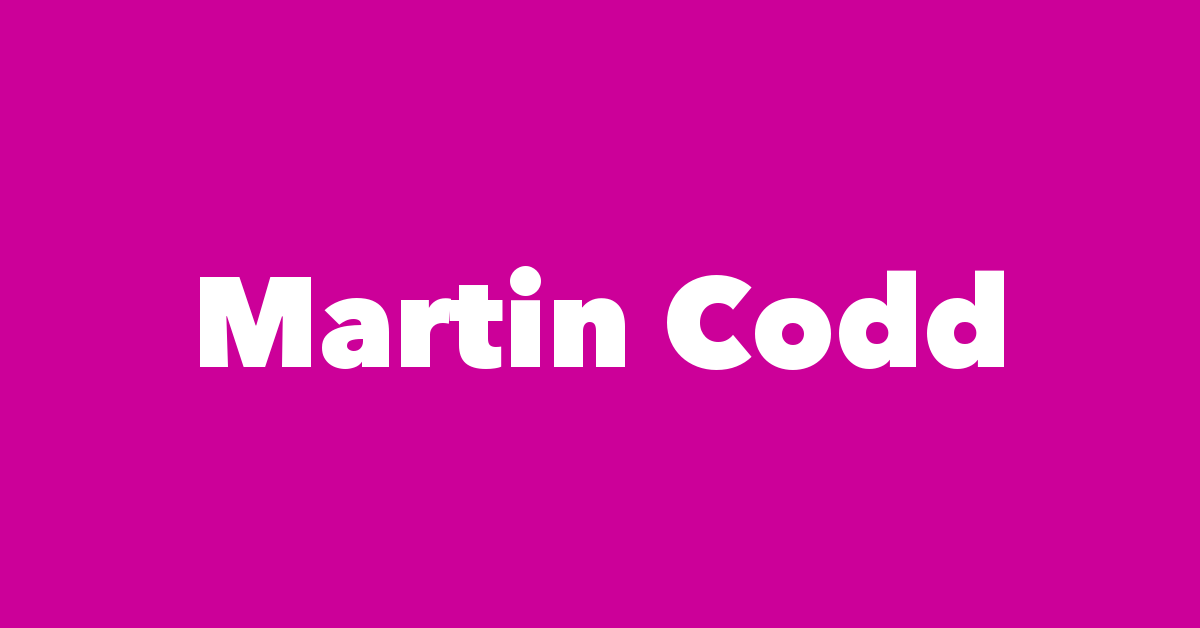 Martin Codd - Spouse, Children, Birthday & More