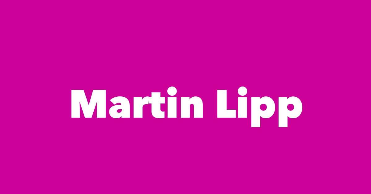 Martin Lipp - Spouse, Children, Birthday & More