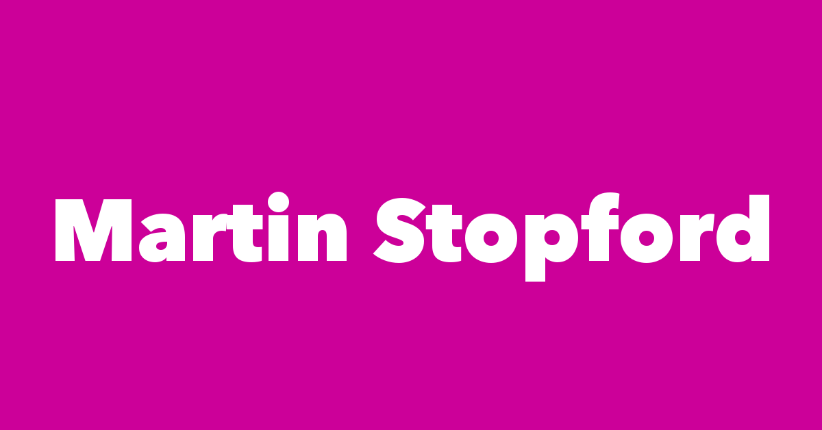 Martin Stopford - Spouse, Children, Birthday & More