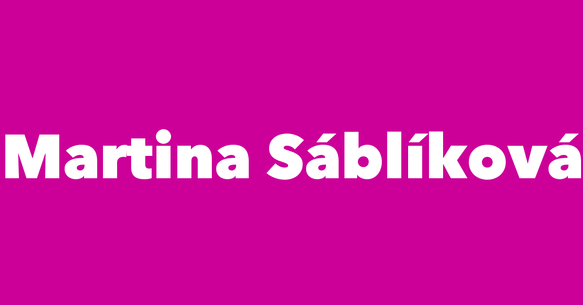 Martina Sáblíková - Spouse, Children, Birthday & More