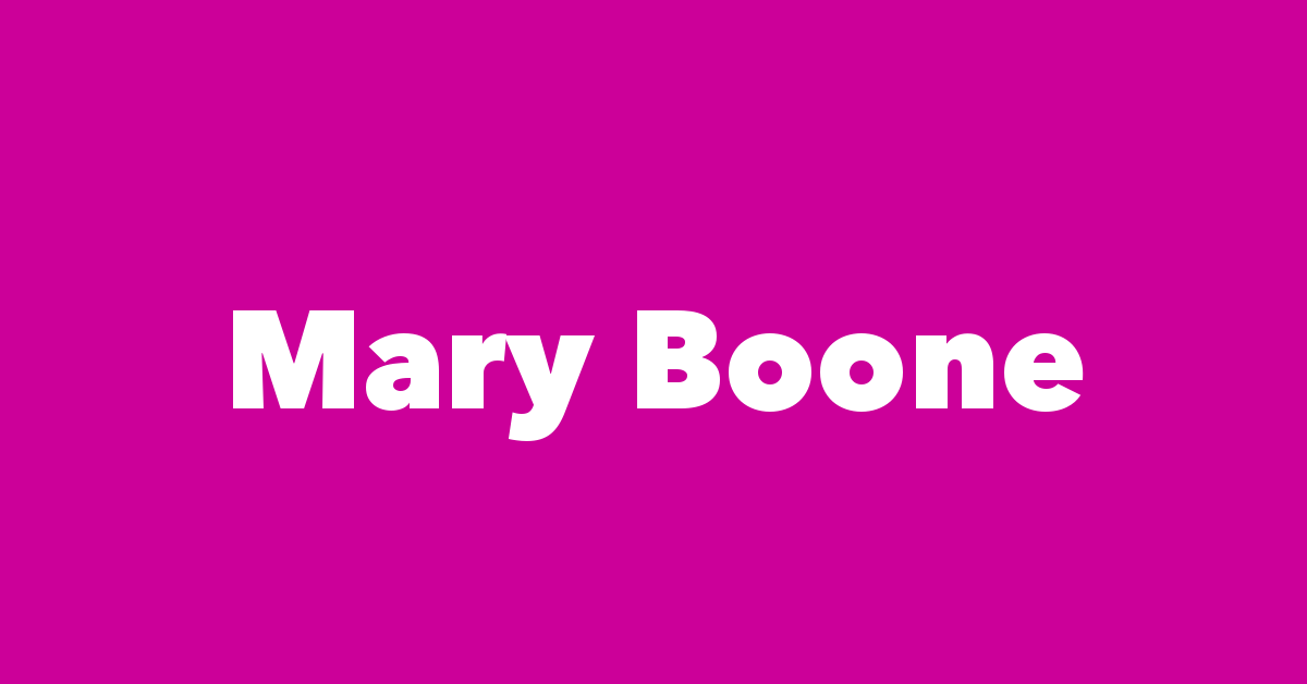 Mary Boone - Spouse, Children, Birthday & More