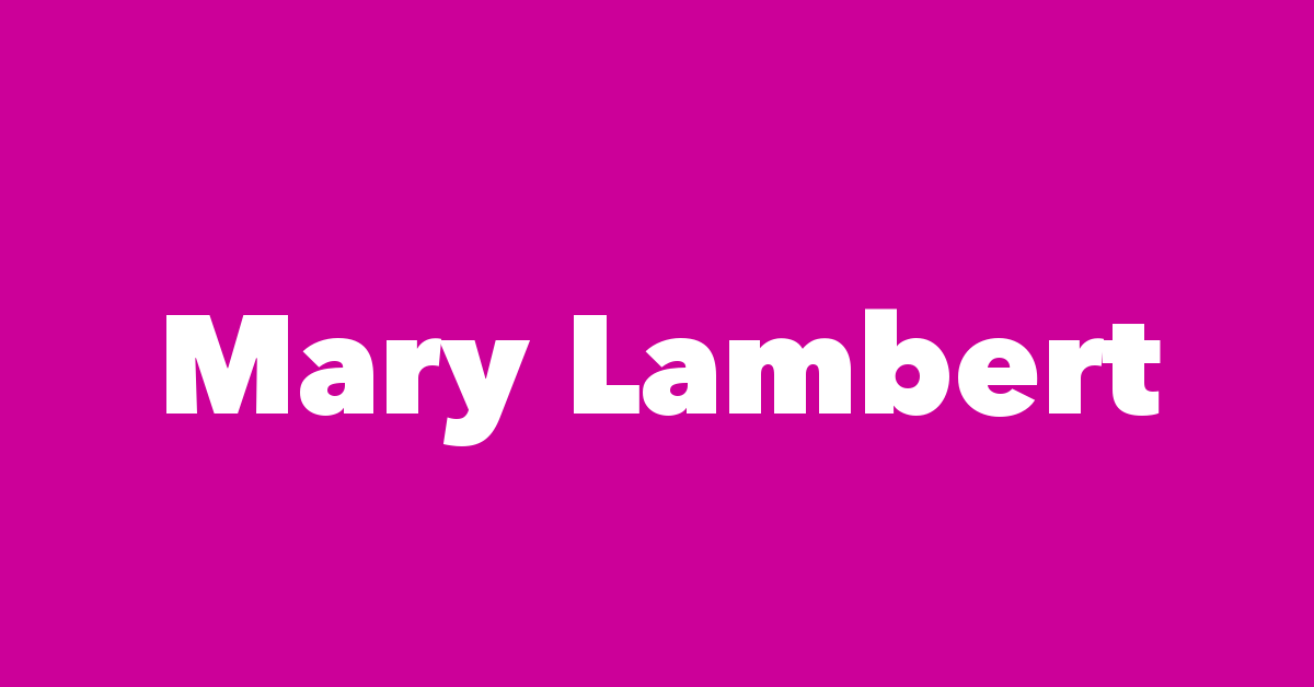 Mary Lambert - Spouse, Children, Birthday & More