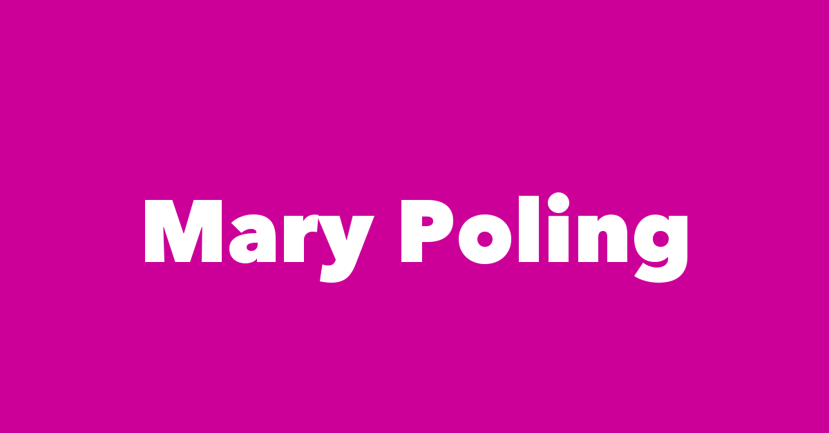 Mary Poling - Spouse, Children, Birthday & More