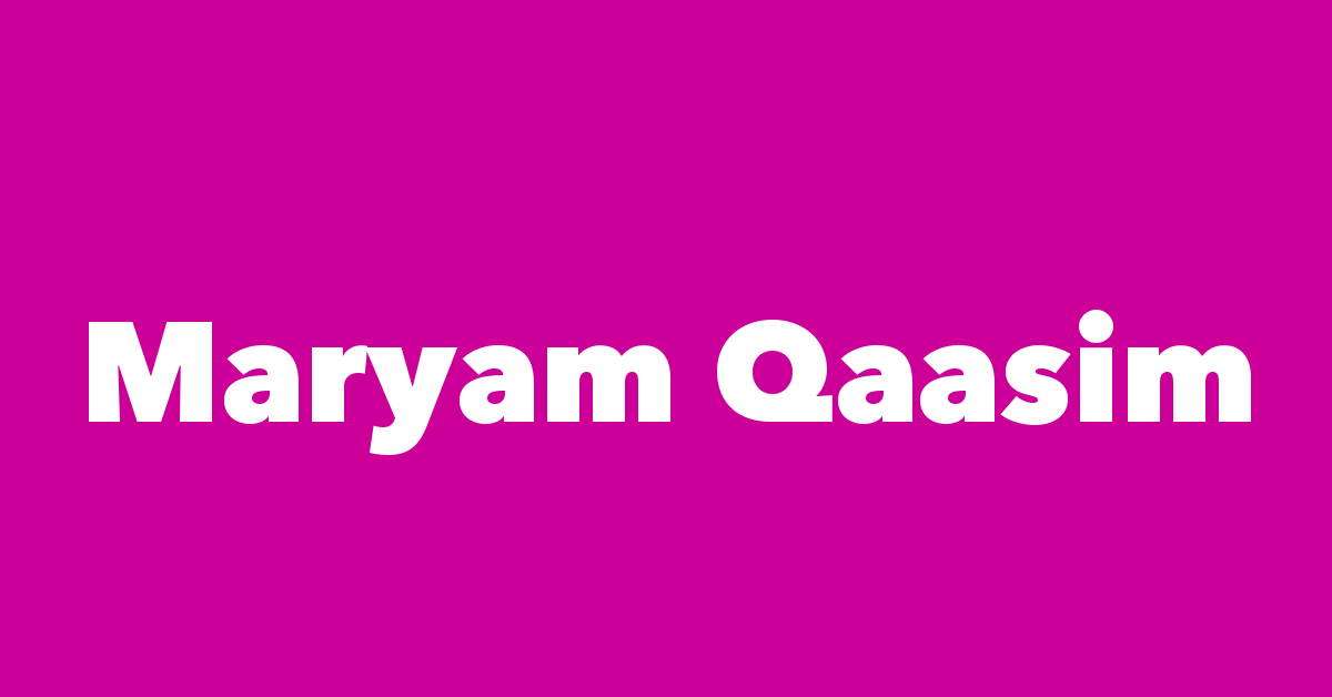 Maryam Qaasim - Spouse, Children, Birthday & More
