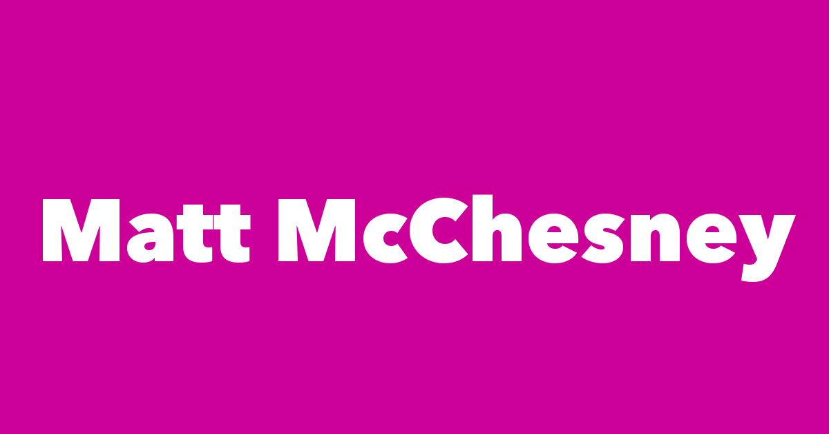 Matt McChesney - Spouse, Children, Birthday & More