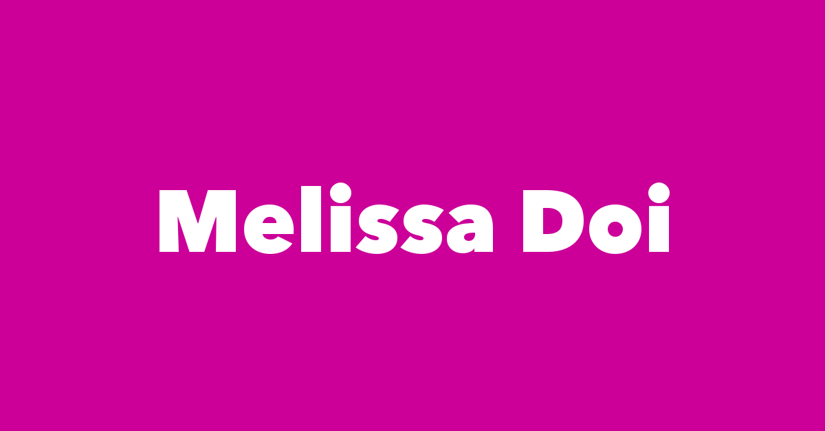 Melissa Doi - Spouse, Children, Birthday & More