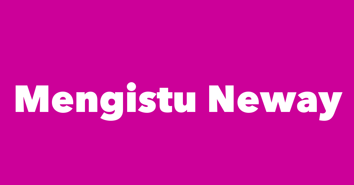 Mengistu Neway - Spouse, Children, Birthday & More