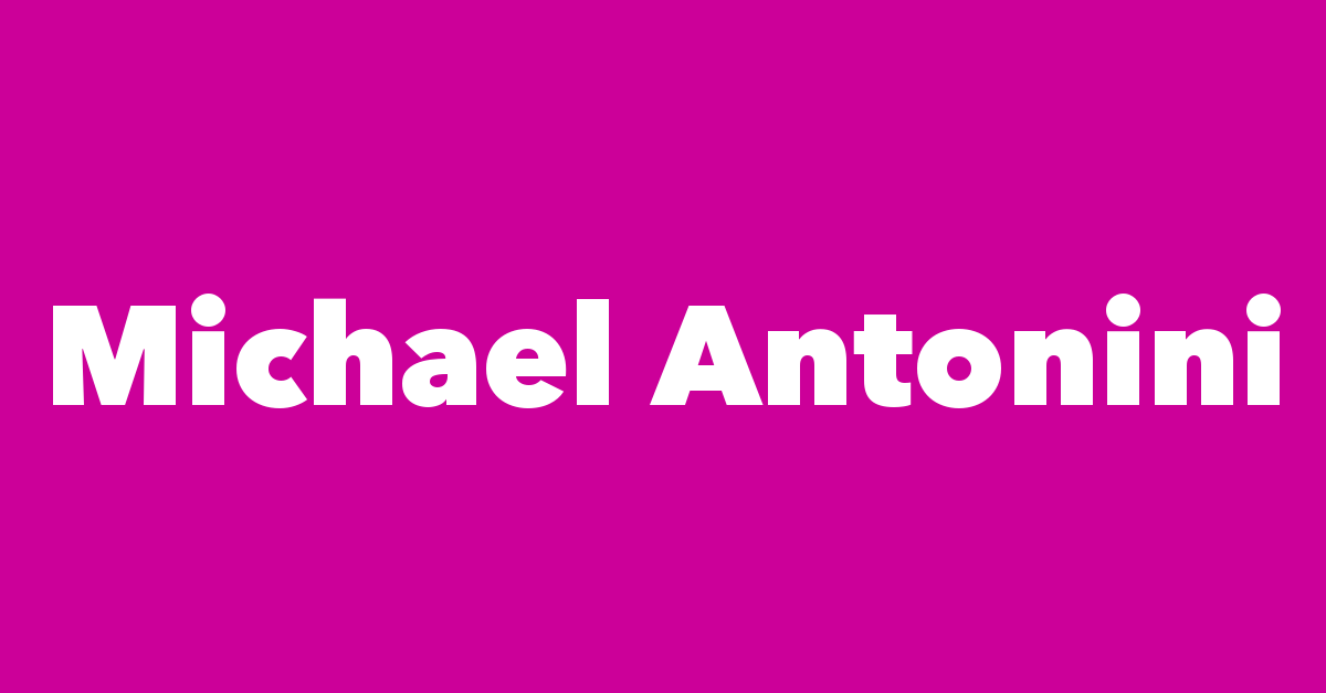 Michael Antonini - Spouse, Children, Birthday & More