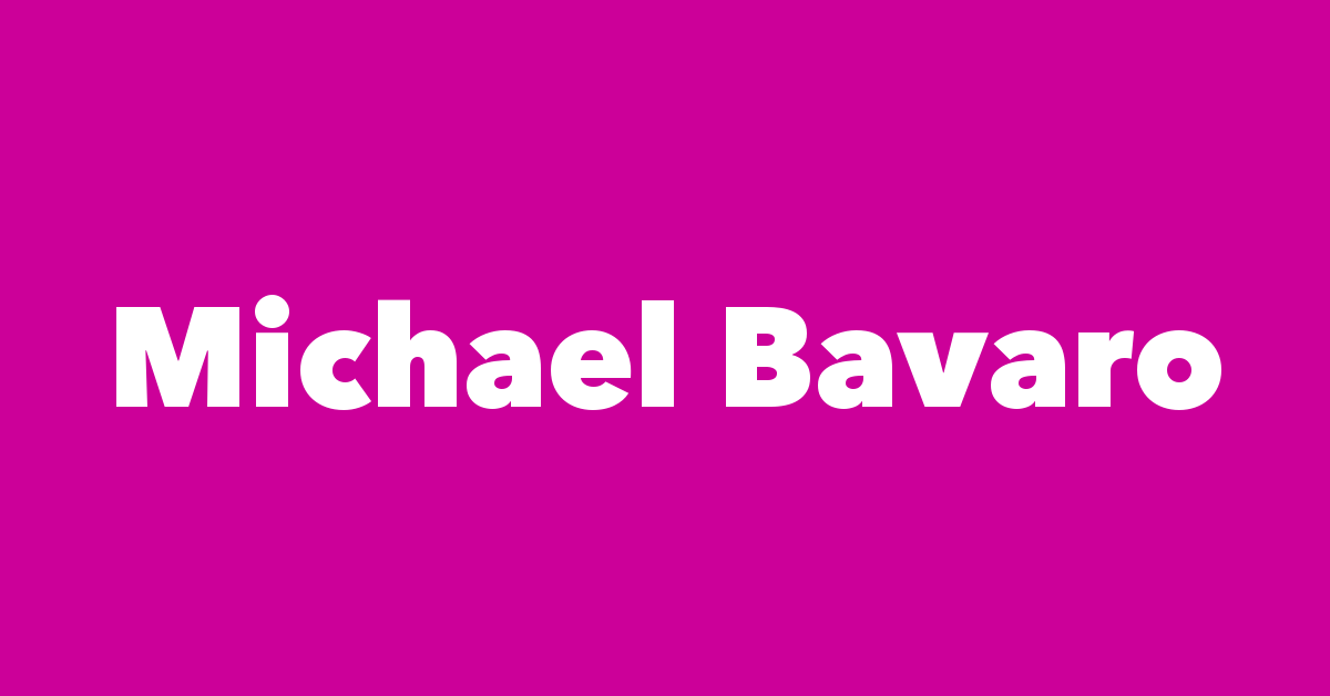 Michael Bavaro - Spouse, Children, Birthday & More