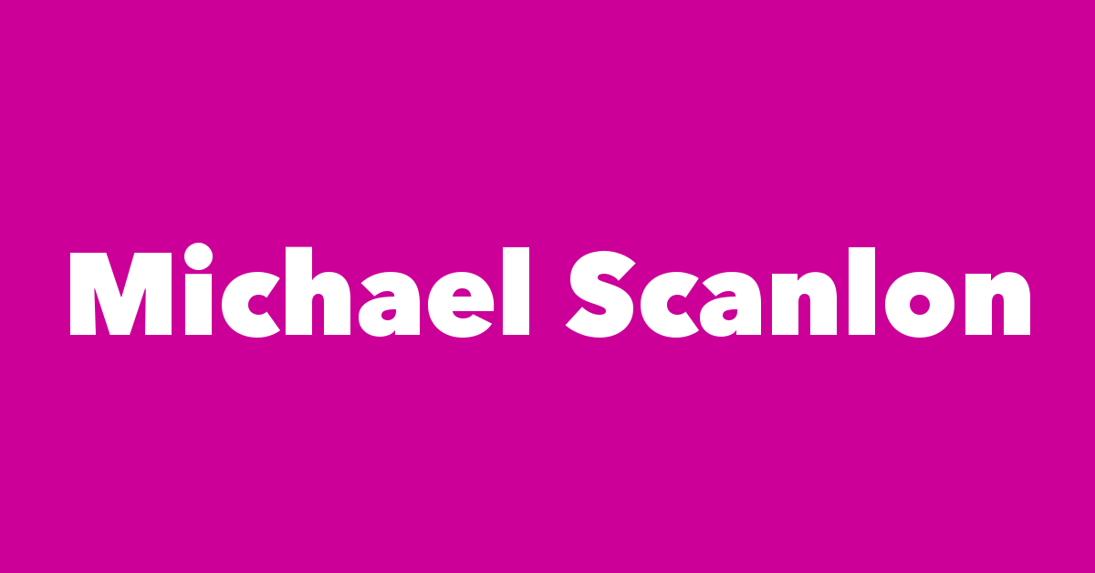 Michael Scanlon - Spouse, Children, Birthday & More