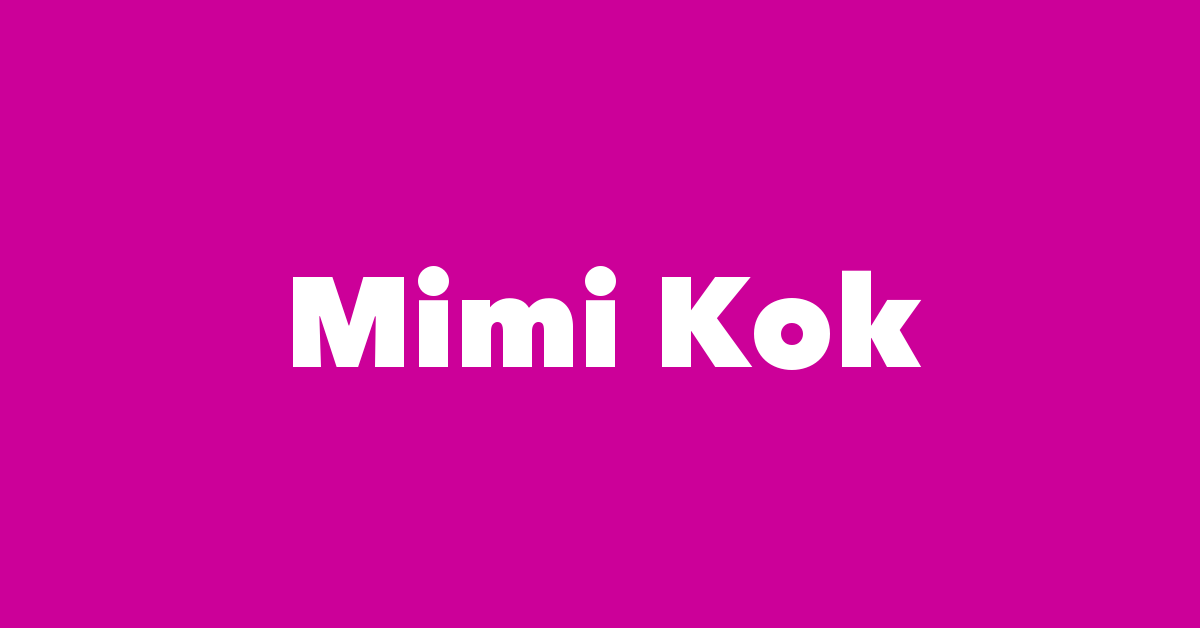 Mimi Kok - Spouse, Children, Birthday & More