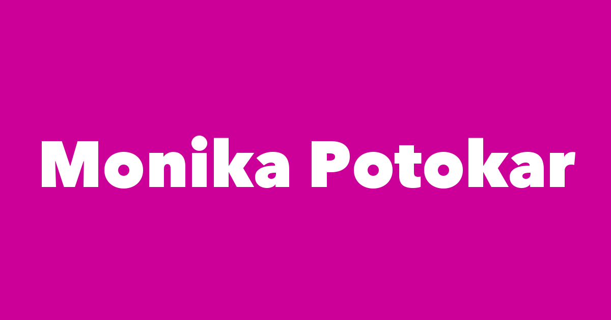 Monika Potokar - Spouse, Children, Birthday & More