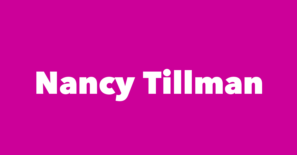 Nancy Tillman - Spouse, Children, Birthday & More