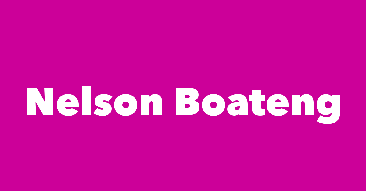 Nelson Boateng - Spouse, Children, Birthday & More