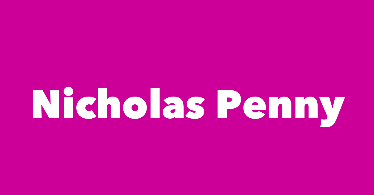Nicholas Penny - Spouse, Children, Birthday & More