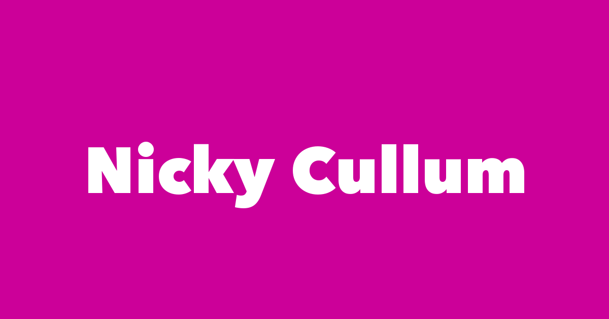 Nicky Cullum - Spouse, Children, Birthday & More