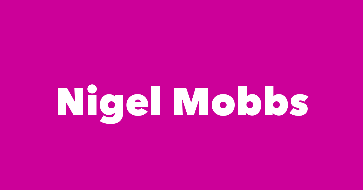 Nigel Mobbs - Spouse, Children, Birthday & More