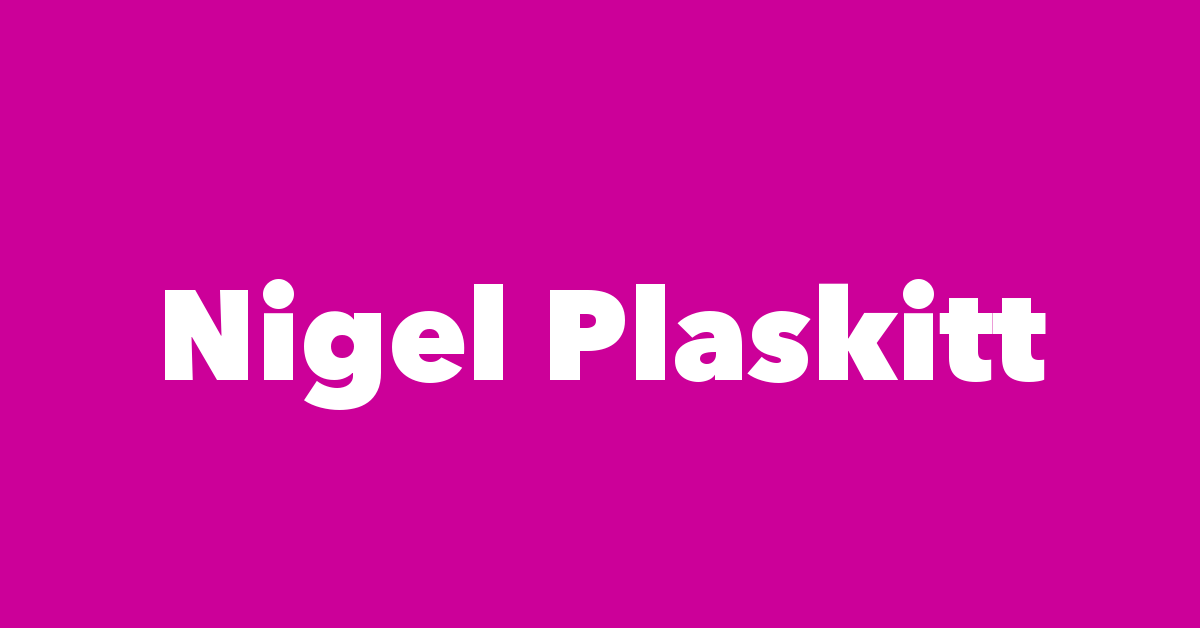 Nigel Plaskitt - Spouse, Children, Birthday & More