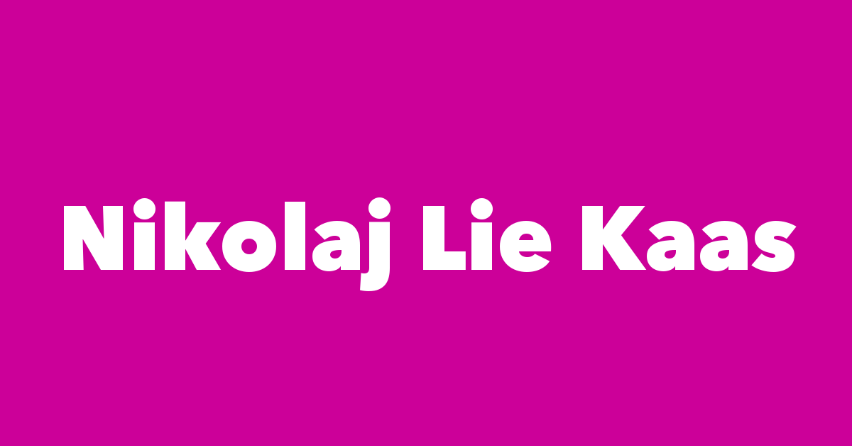 Nikolaj Lie Kaas - Spouse, Children, Birthday & More
