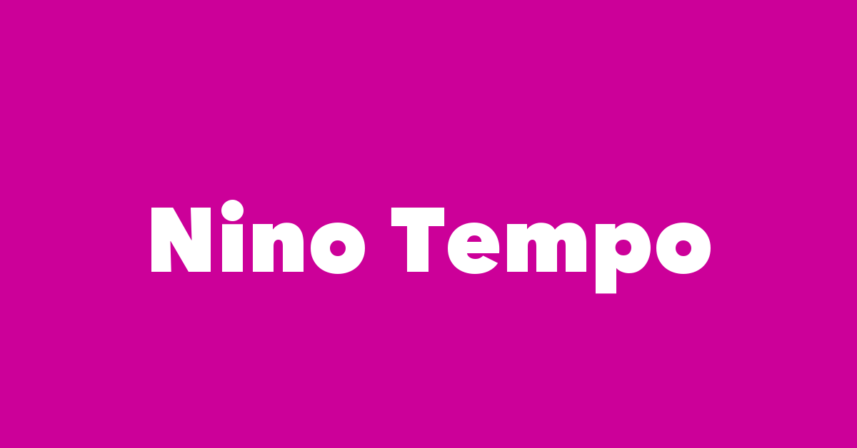 Nino Tempo - Spouse, Children, Birthday & More