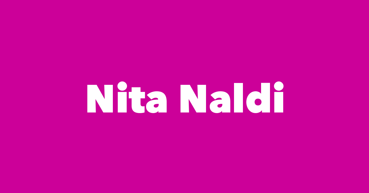 Nita Naldi - Spouse, Children, Birthday & More