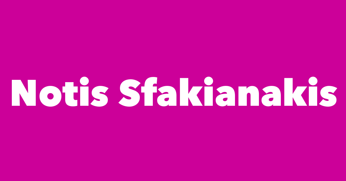 Notis Sfakianakis - Spouse, Children, Birthday & More