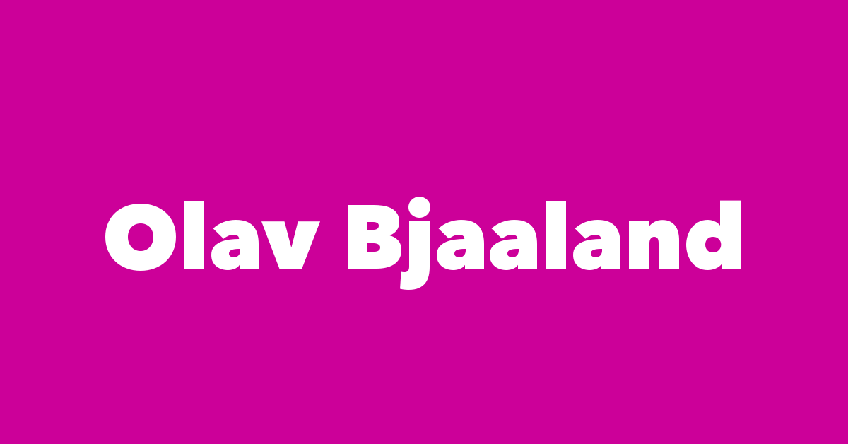 Olav Bjaaland - Spouse, Children, Birthday & More
