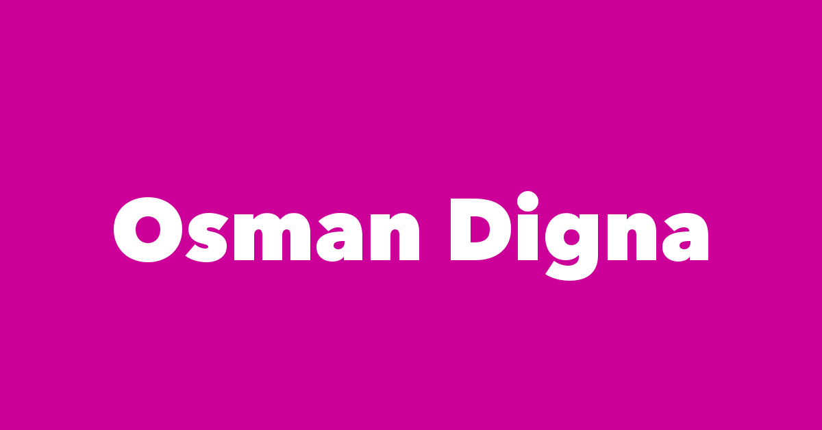 Osman Digna - Spouse, Children, Birthday & More