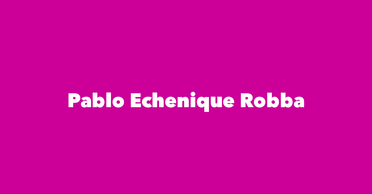 Pablo Echenique Robba - Spouse, Children, Birthday & More