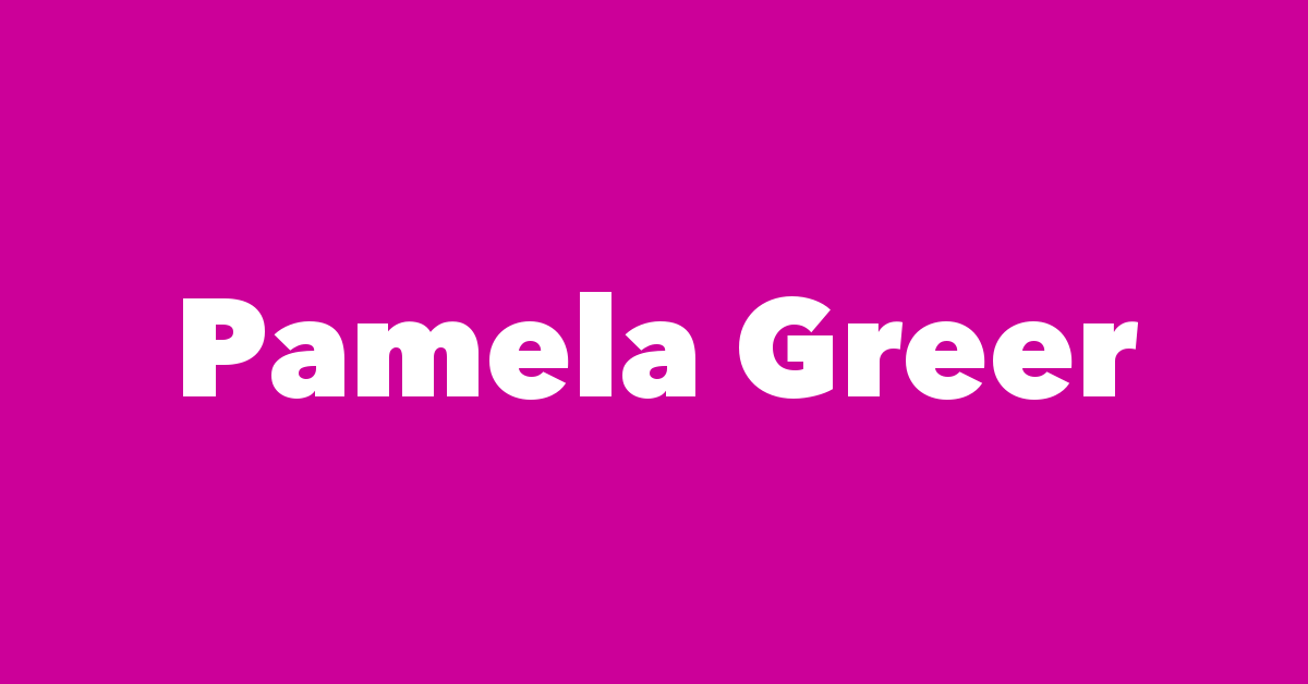Pamela Greer - Spouse, Children, Birthday & More